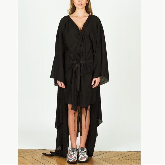 James Hock | Tops | Loose Cotton Wrap Robe | Poshmark